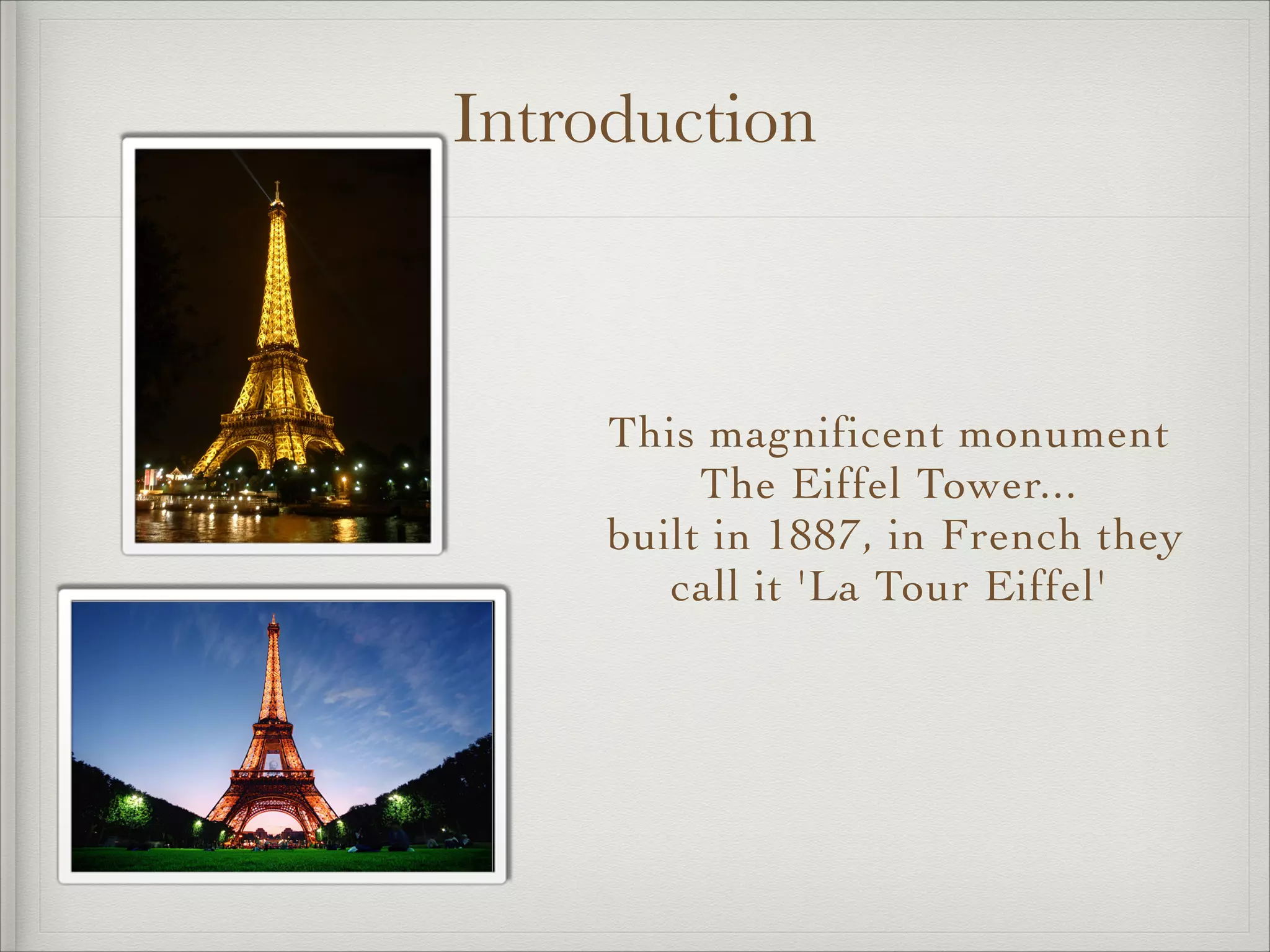 Eiffel tower | PDF