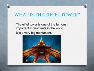 Eiffel tower | PPTX