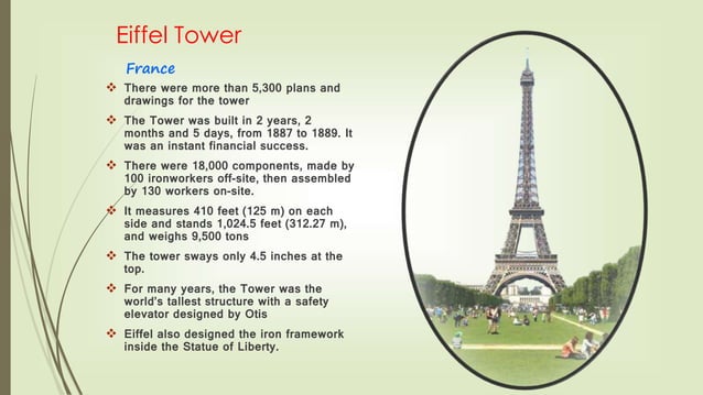 Eiffel tower | PPT