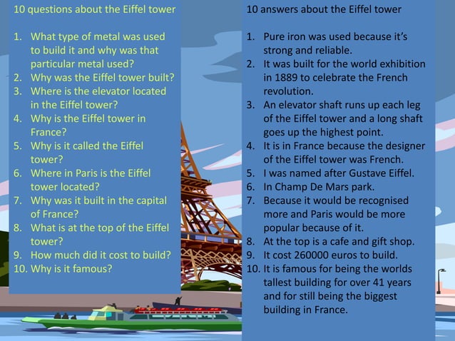 Eiffel Tower Presentation | PPTX
