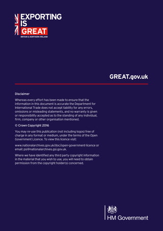 Exporting is GREAT Exporting Guide 2016 | PDF