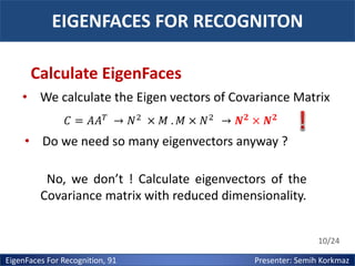 Eigenfaces | PDF