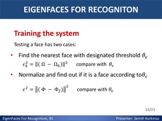 Eigenfaces | PDF