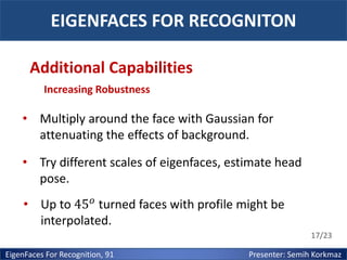 Eigenfaces | PDF