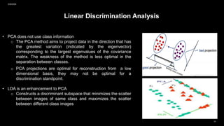 Eigenfaces , Fisherfaces and Dimensionality_Reduction | PPTX