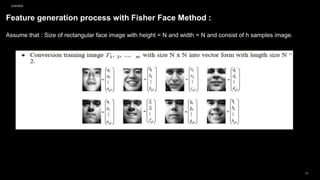 Eigenfaces , Fisherfaces and Dimensionality_Reduction | PPTX