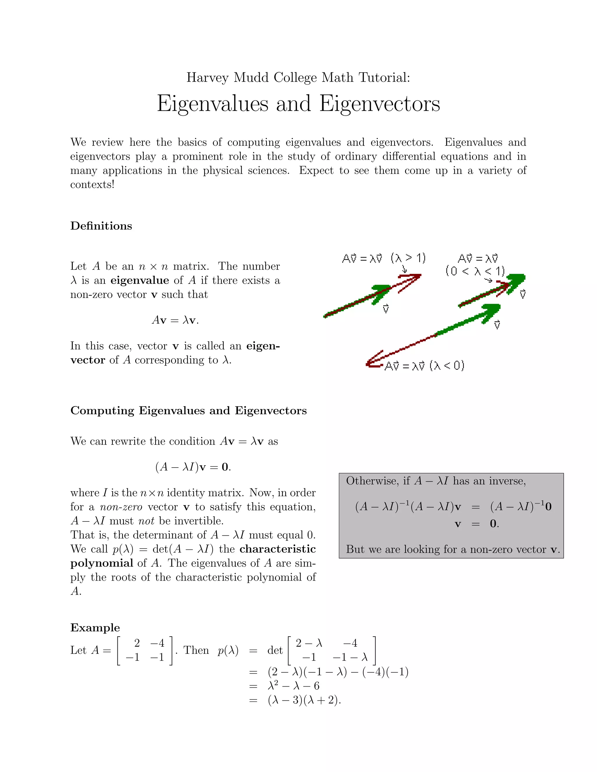Eigenstuff | PDF