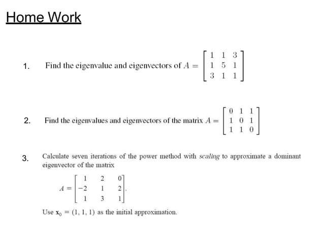 Eigen Value And Eigen Vector Pptx