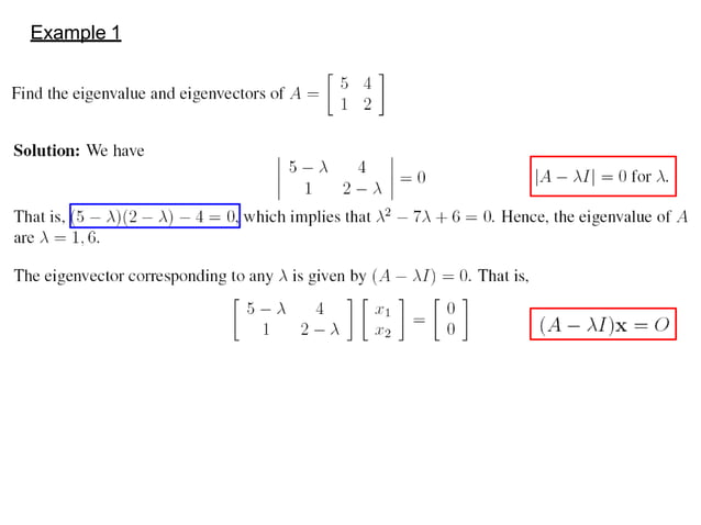 Eigen value and Eigen Vector.pptx