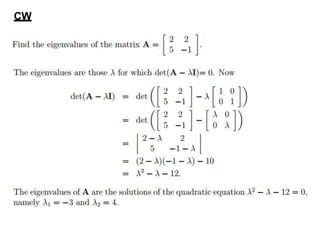Eigen value and Eigen Vector.pptx