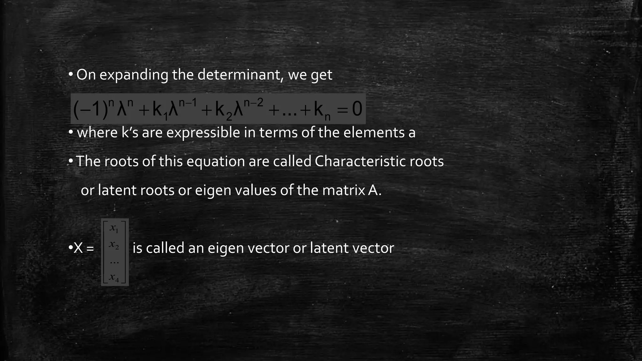 Eigen value and eigen vector | PPTX