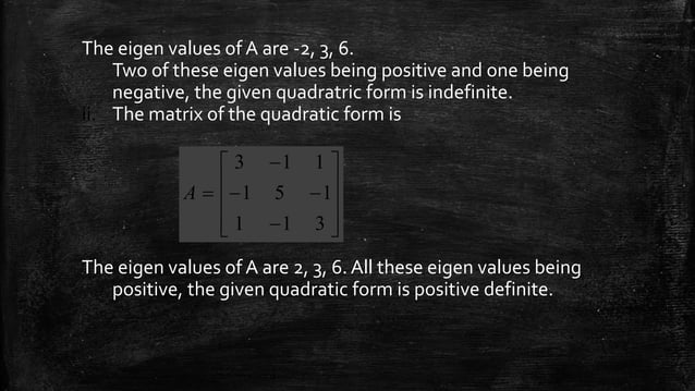 Eigen value and eigen vector | PPTX