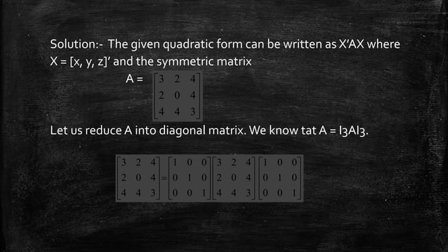 Eigen Value And Eigen Vector Pptx