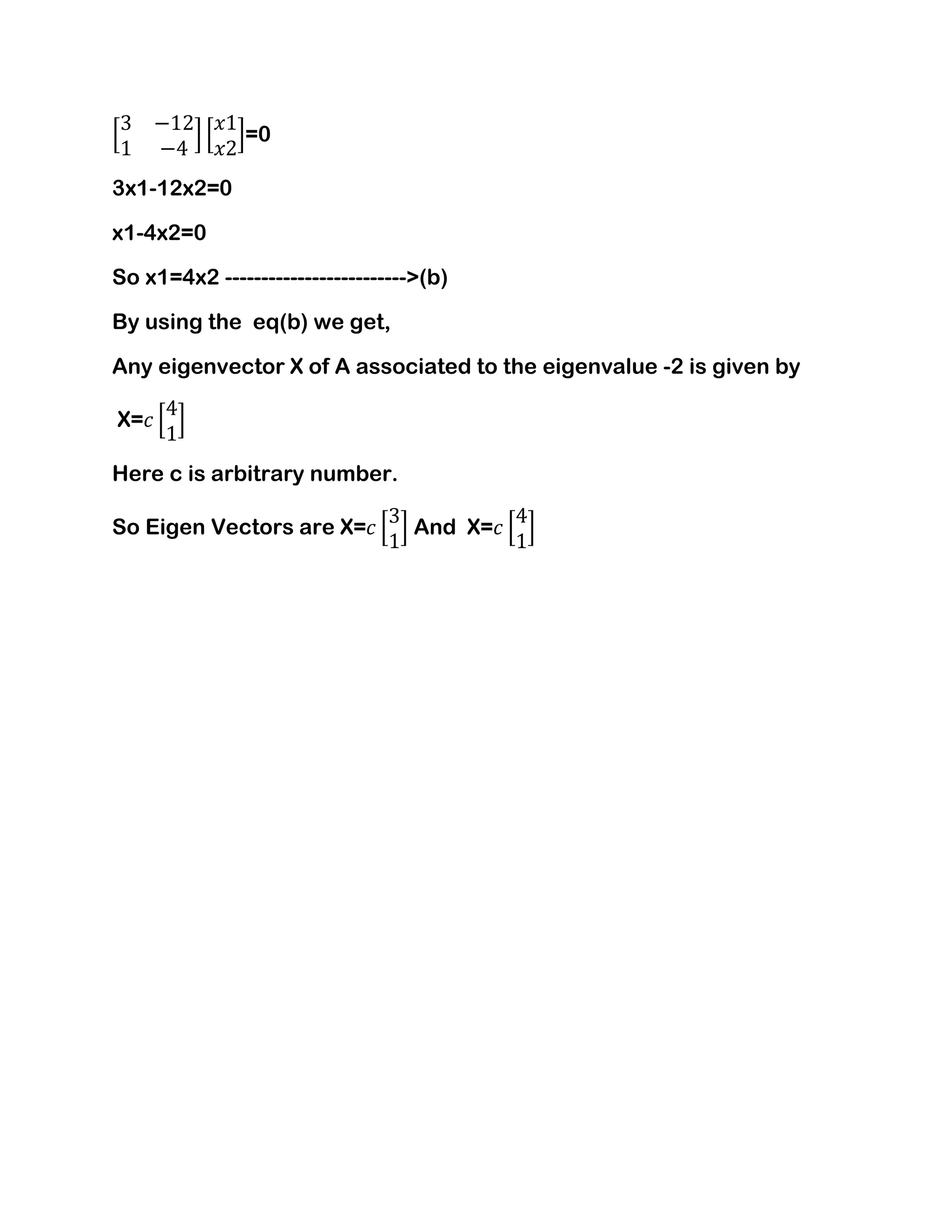 Eigenvalues and eigenvectors | PDF