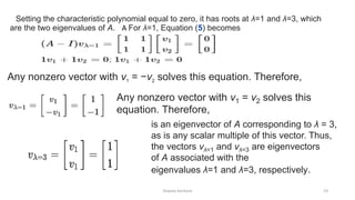 Eigen value and eigen vectors shwetak | PDF