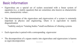 Eigen value and eigen vectors shwetak | PDF