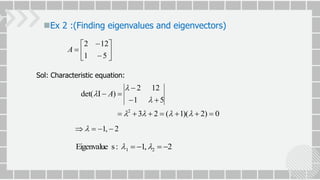 Eigen value and vector of linear transformation.pptx
