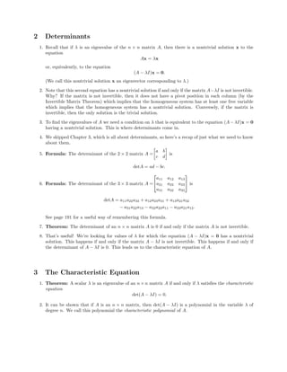 Eigen value and vectors | PDF