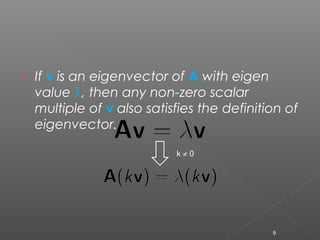 Eigen value , eigen vectors, caley hamilton theorem | PPT