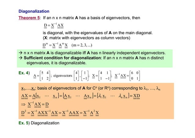 Eigenvalue eigenvector slides | PPT
