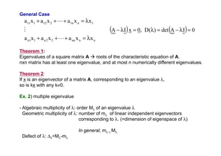 Eigenvalue eigenvector slides | PDF