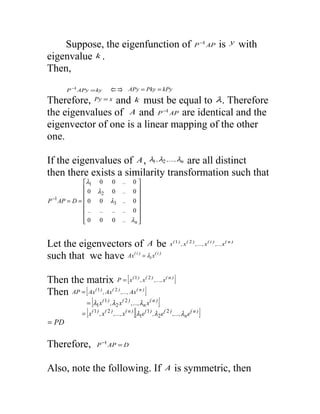 Eigenvalues | DOC | Physics | Science