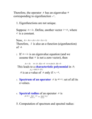 Eigenvalues | PDF