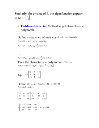 Eigenvalues | PDF