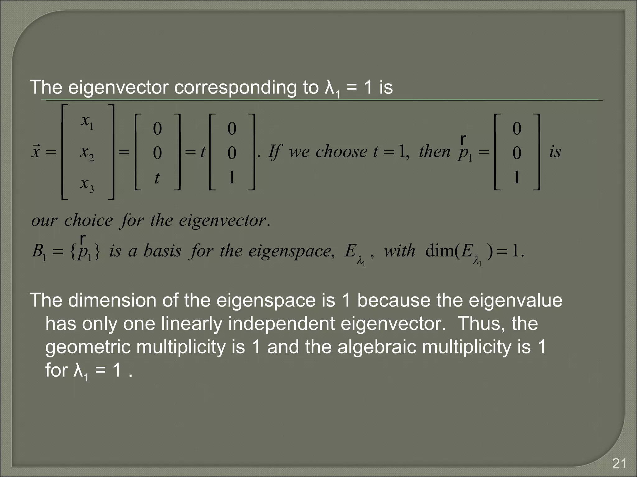 Eigen values and eigenvectors | PPT