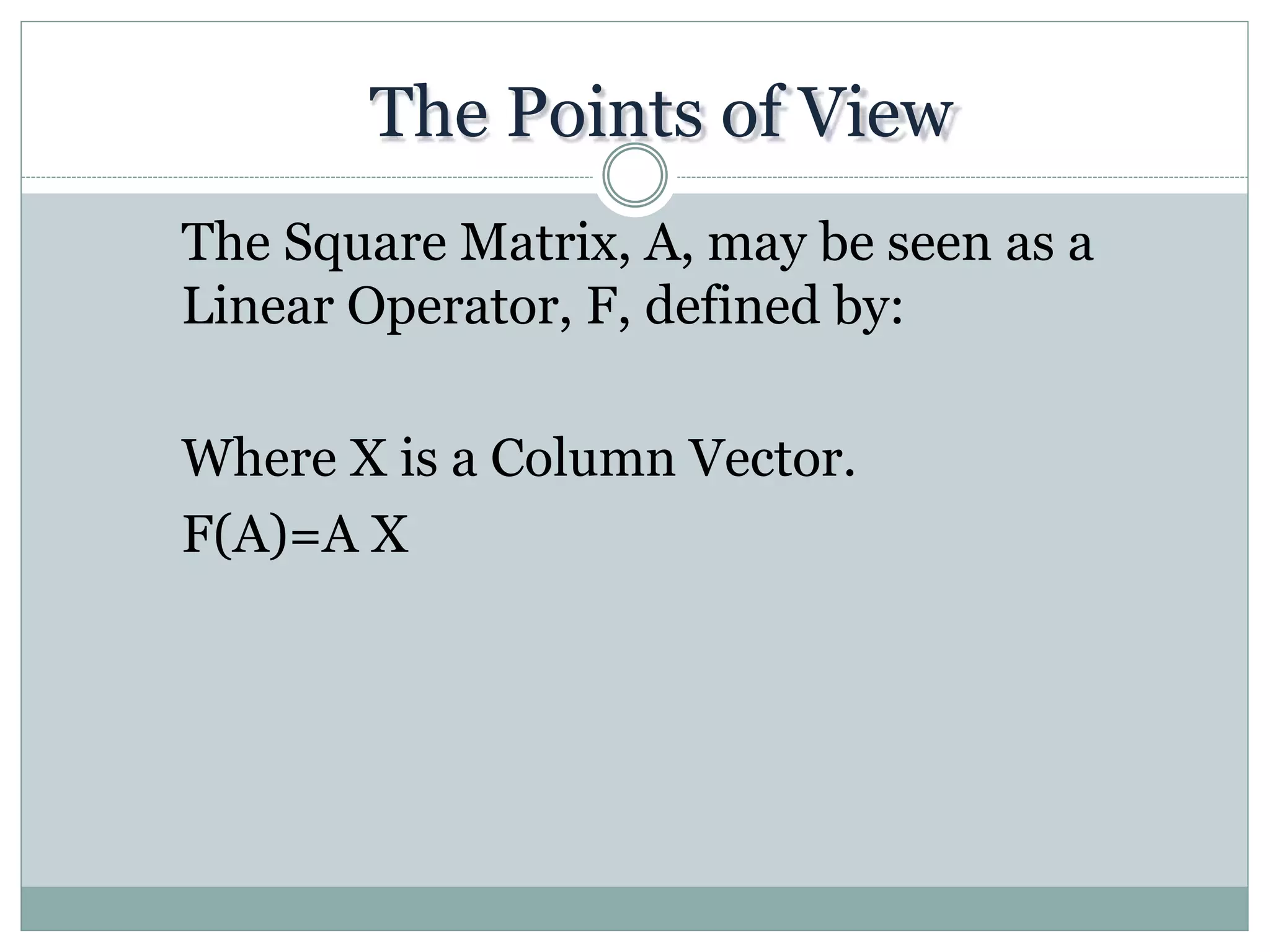 Eigen values and eigen vectors | PPTX