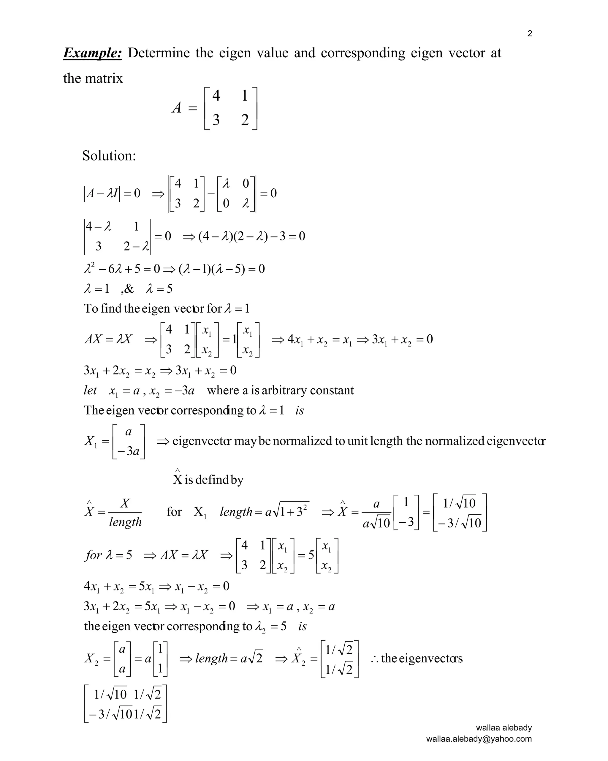Eigenvalues and eigenvectors | PDF | Physics | Science