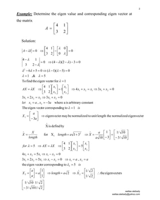 Eigenvalues and eigenvectors | PDF | Physics | Science