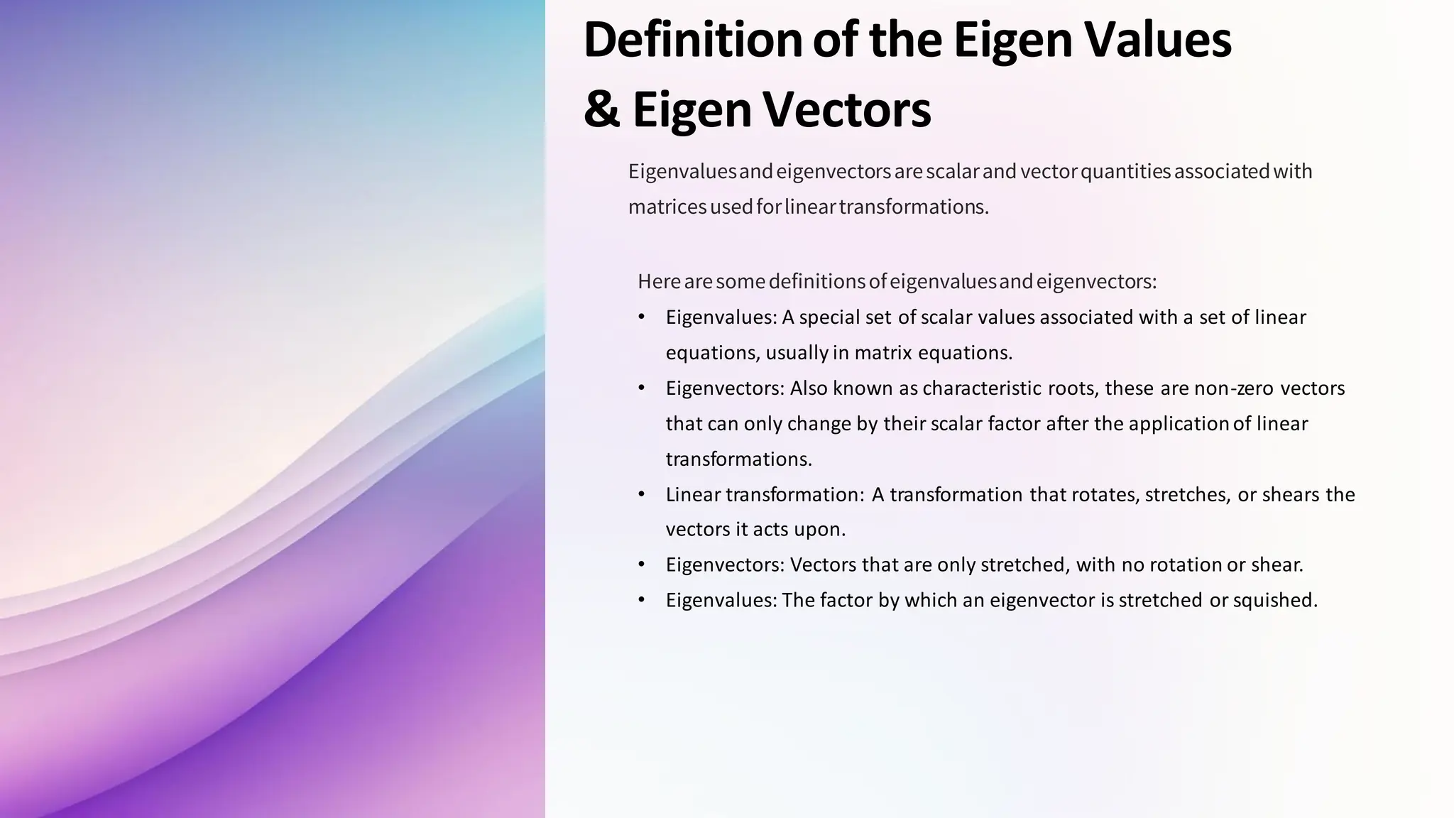 Eigen Values & Eigen Vectors PPT.pdf