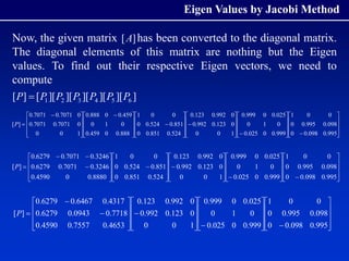 Eigen Values Jocobi Method.ppt
