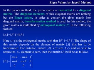 Eigen Values Jocobi Method.ppt