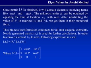 Eigen Values Jocobi Method.ppt