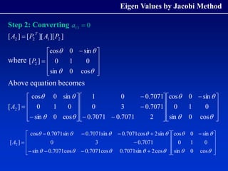 Eigen Values Jocobi Method.ppt