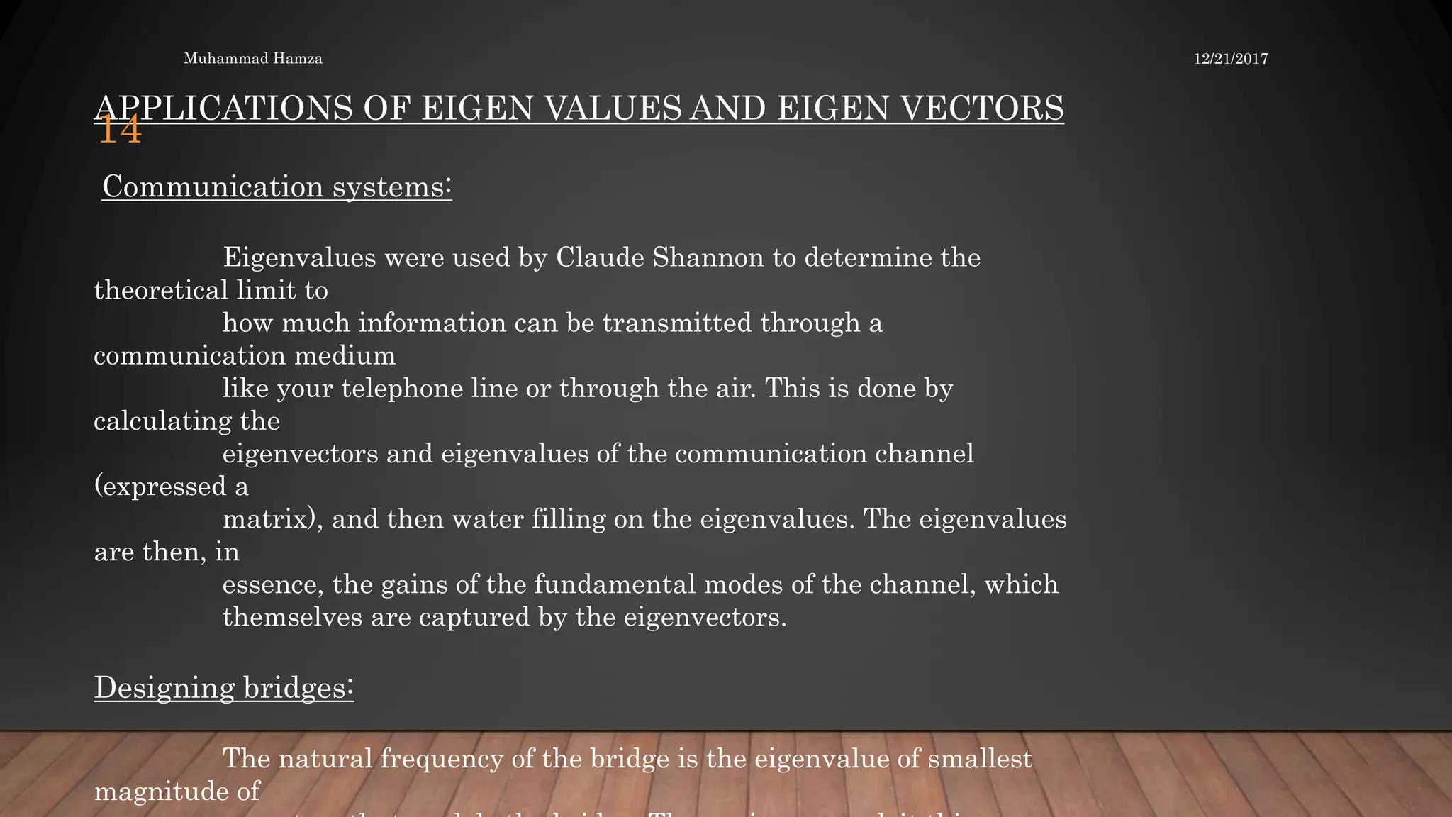 Eigenvalues and Eigenvector | PPTX