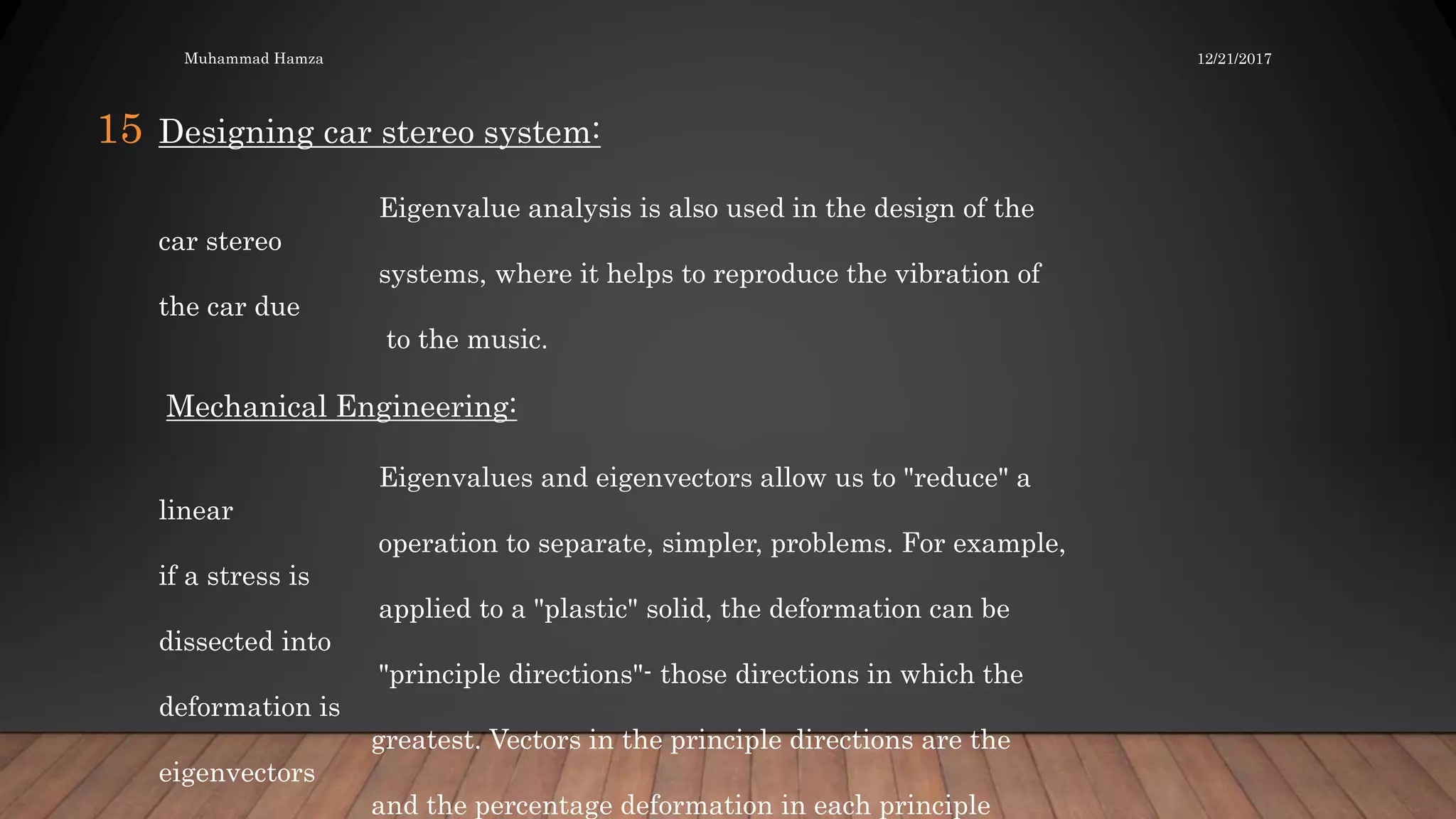 Eigenvalues And Eigenvector Pptx