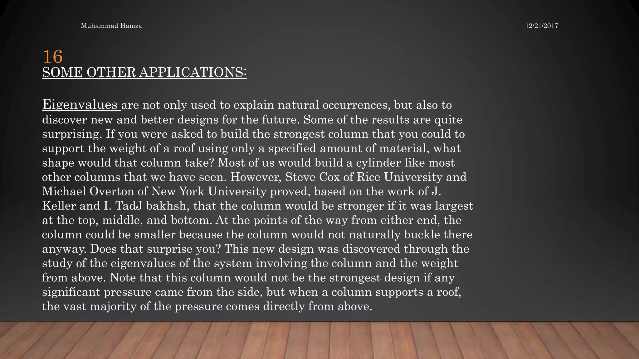 Eigenvalues and Eigenvector | PPTX