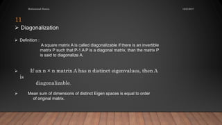 Eigenvalues and Eigenvector | PPTX