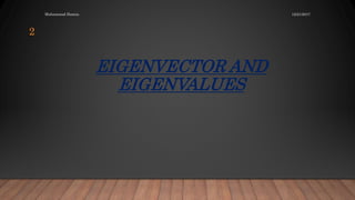 Eigenvalues and Eigenvector | PPTX