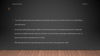 Eigenvalues and Eigenvector | PPTX