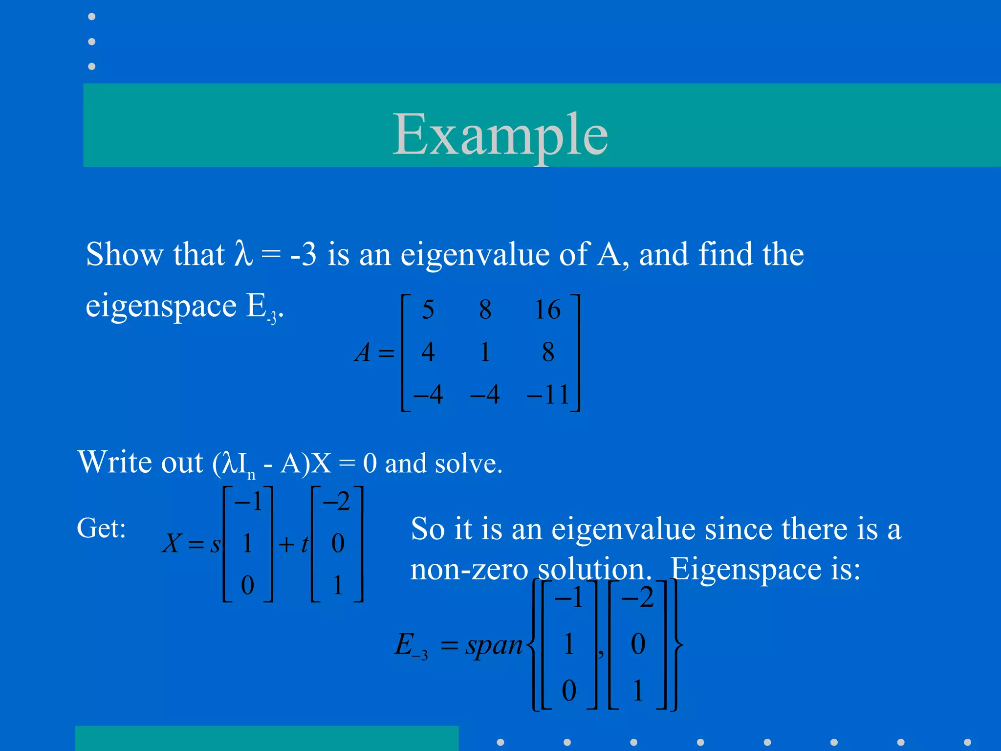 Eighan values and diagonalization | PPT