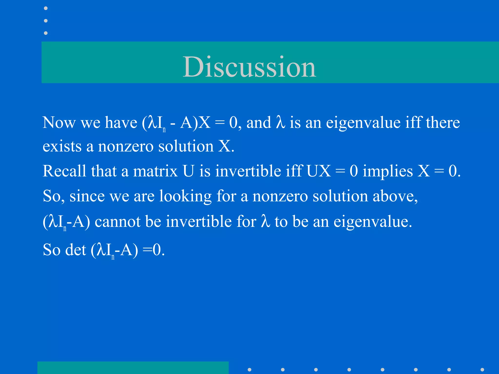 Eighan values and diagonalization | PPT