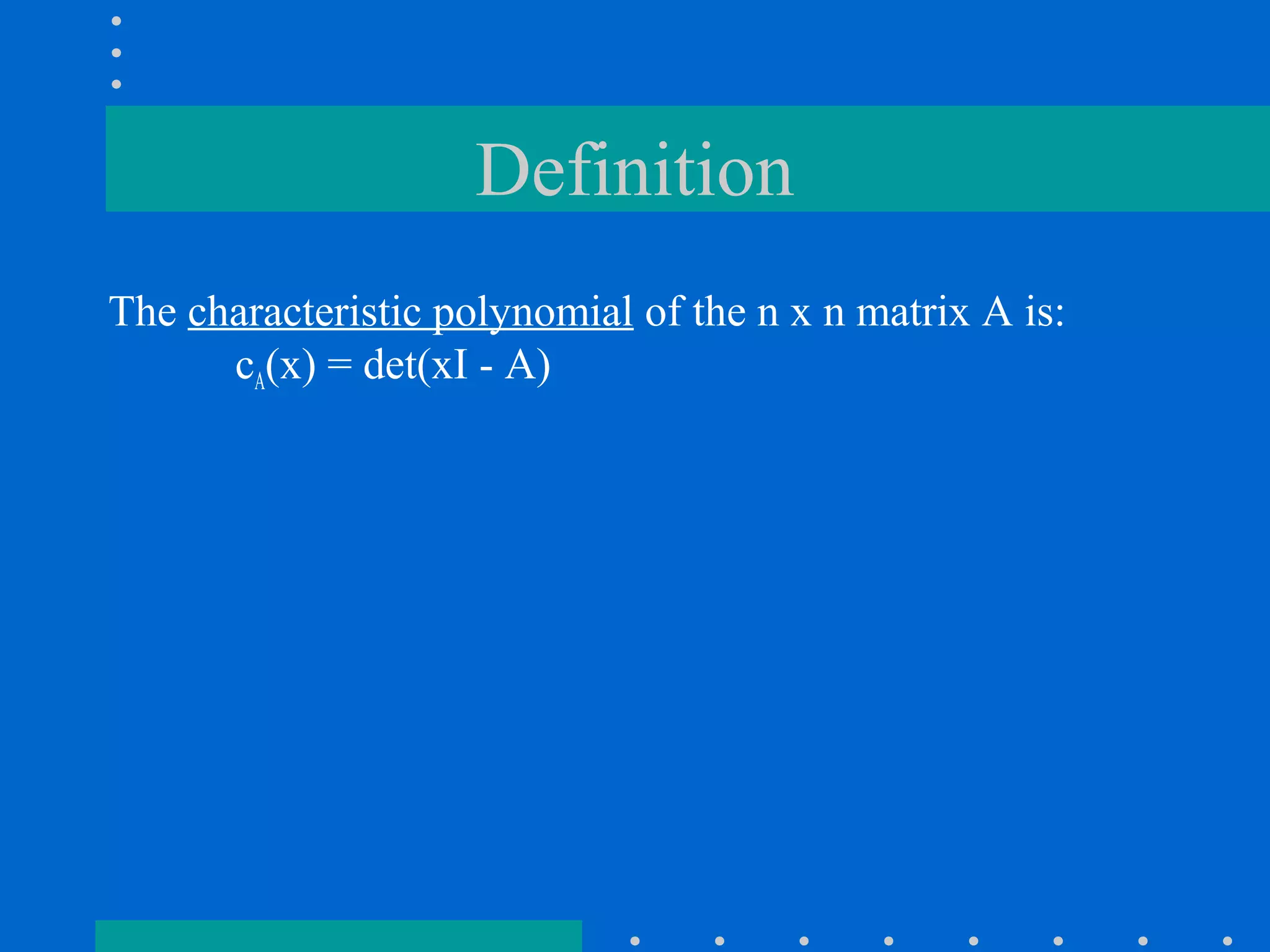 Eighan values and diagonalization | PPT
