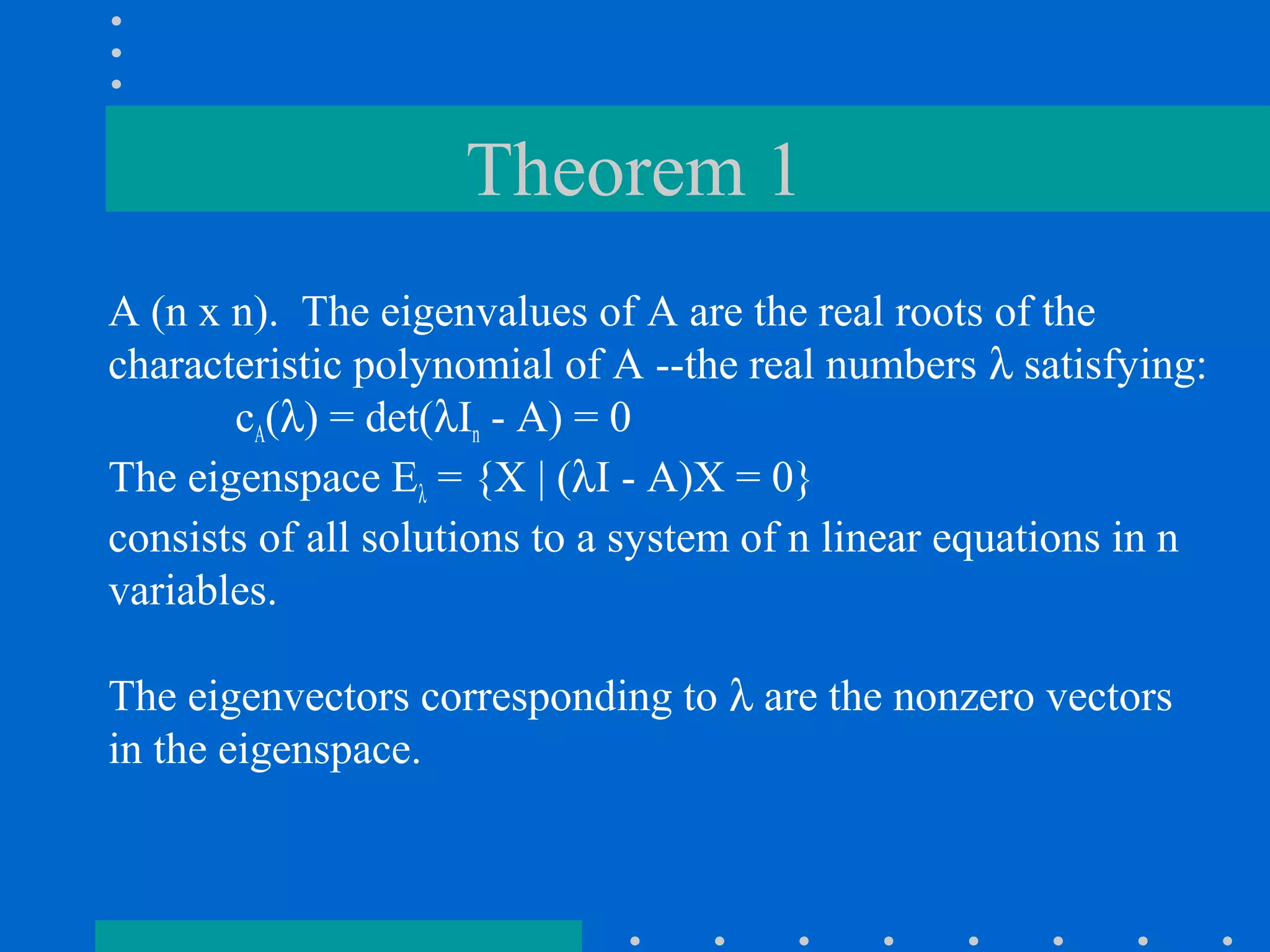 Eighan values and diagonalization | PPT