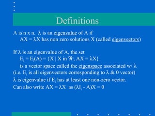 Eighan values and diagonalization | PPT