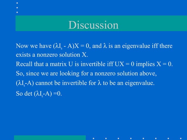 Eighan values and diagonalization | PPT
