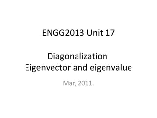 Eighan values and diagonalization | PPT